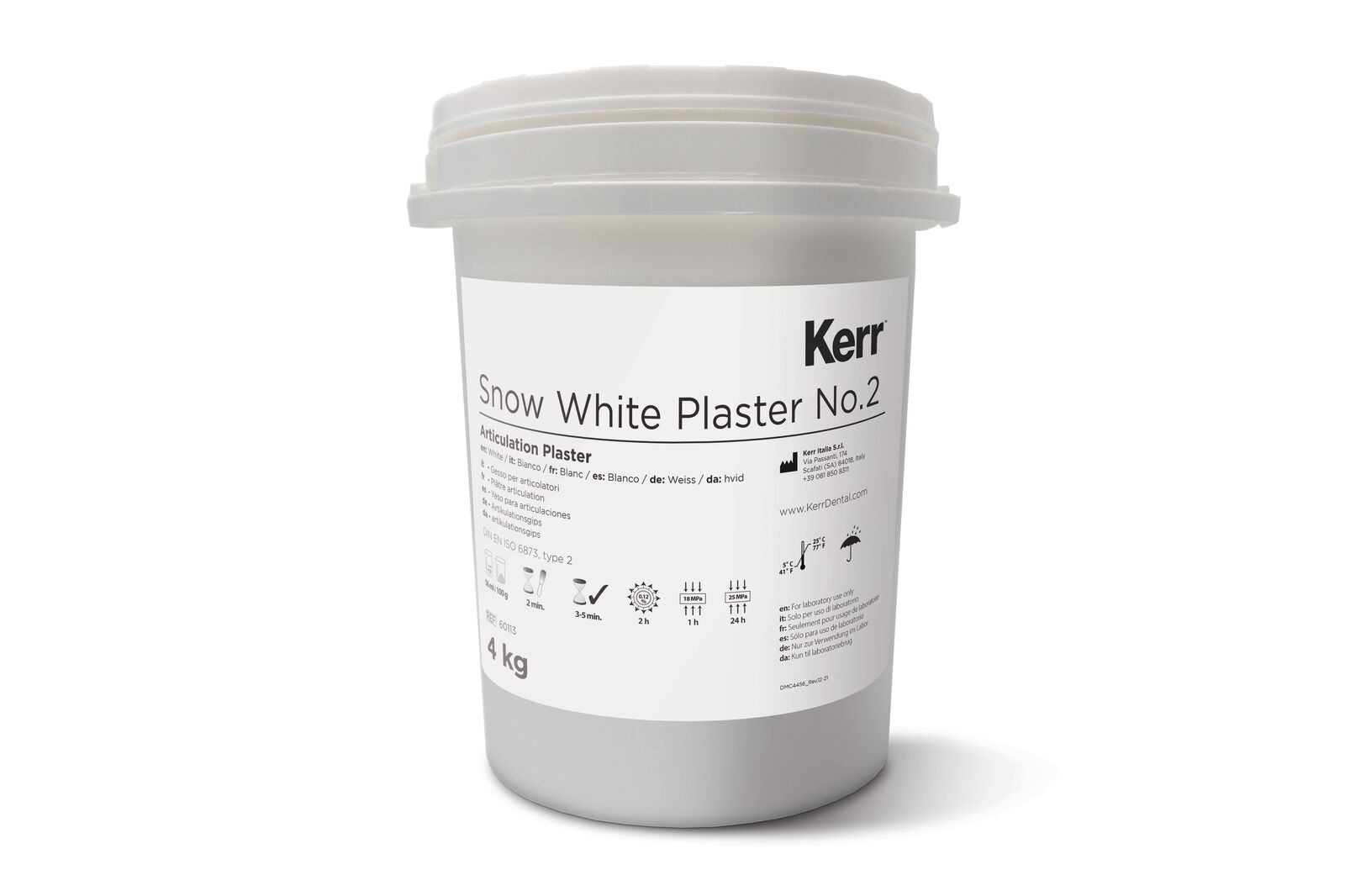 Snow White Plaster Kerr - Gessi