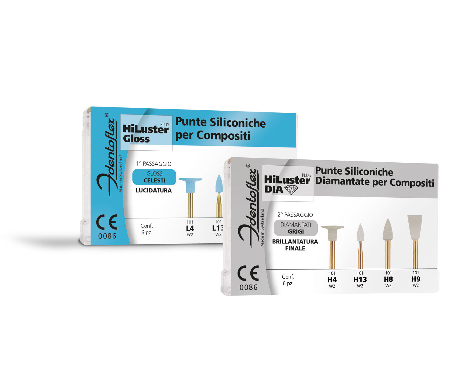 HiLuster Plus Identoflex - Punte montate